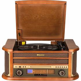 Gramofon Roadstar HIF-1993 BT hnědý | DATART