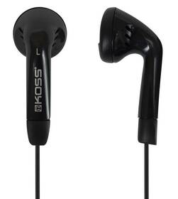 Sluchátka Koss KE/5 BK (doživotní záruka) černá | DATART